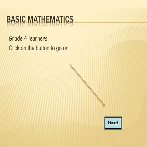 Basic mathematics activity for grade;4 | PPT