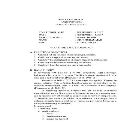 Basic measurement | PDF