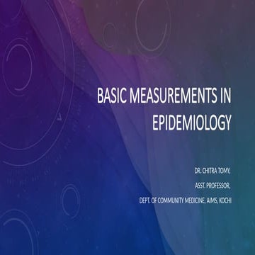 basic measurements in ep.pptx presentation | PPTX