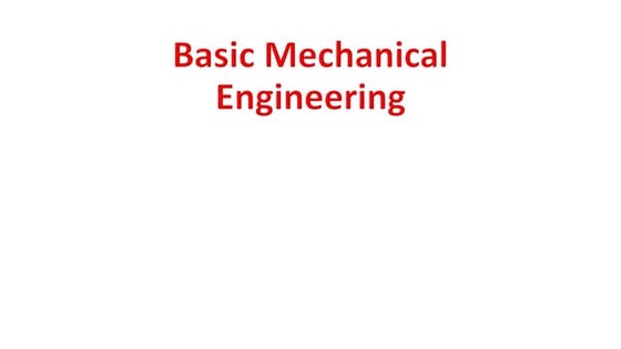 Introduction to mechanical engineering | PPTX | Mechanical and Industrial Engineering Industry ...