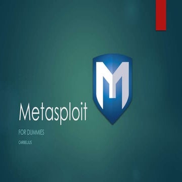 Basic metasploit | PPTX