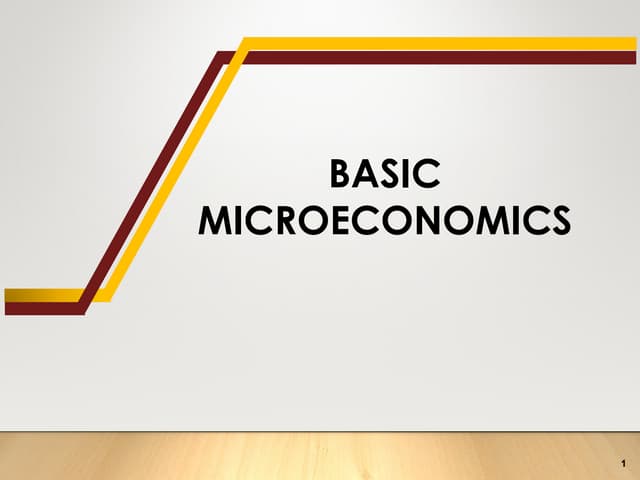 Principles of Microeconomics Midterm 2 "Cheat Sheet" | PDF