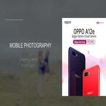 Mobile Photography, Basic, Image, Kreativ | PPTX