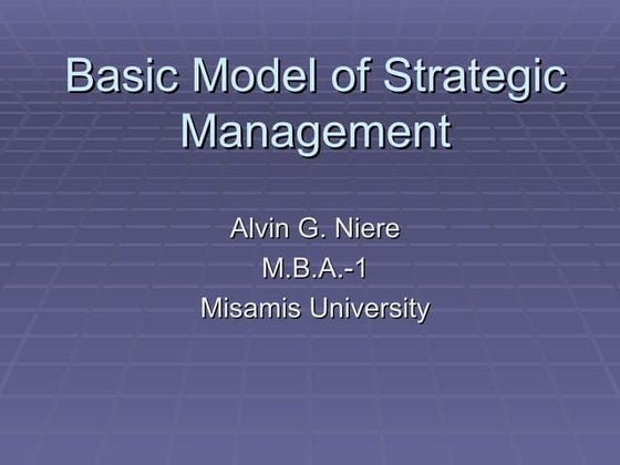 strategic choice in Strategic management | PPT
