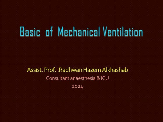 Modes of invasive mechanical ventilation | PPT