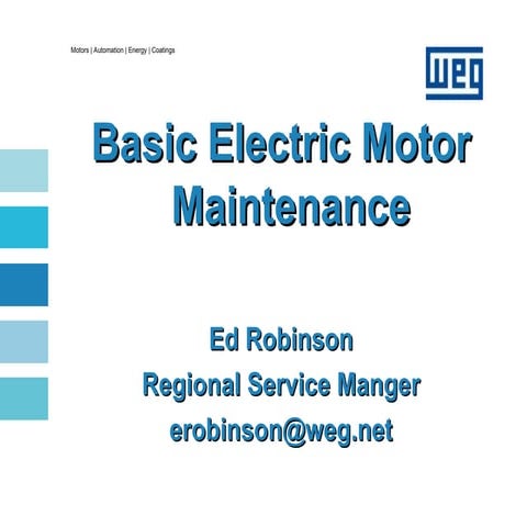 basic of machine, motor maintenance..ppt