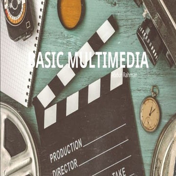 basic multimedia yang dapat dipelajari oleh pemula | PPT | Free Download