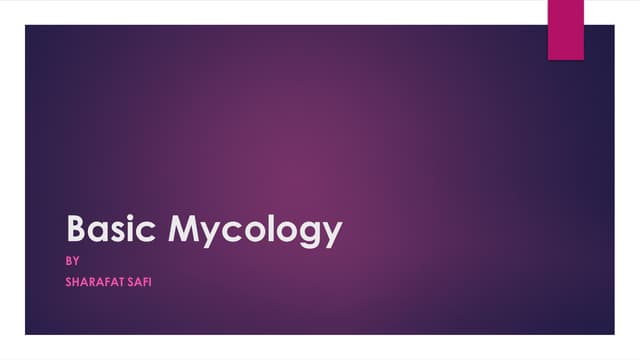 1.INTRODUCTION TO MYCOLOGY & CLASSIFICATION.ppt