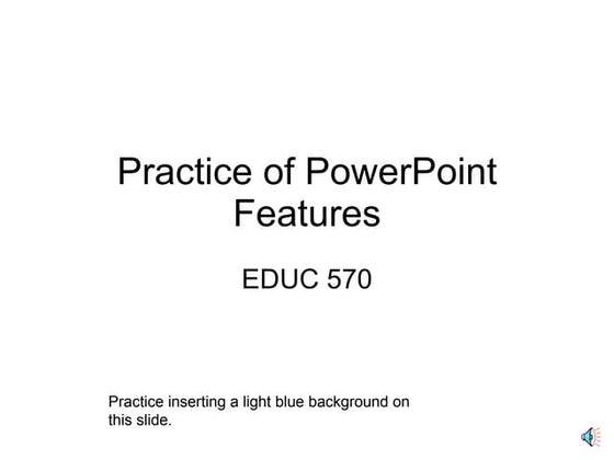 Animation in power point | PPTX