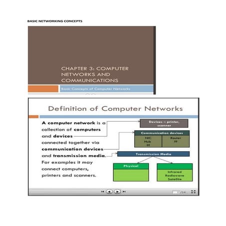 Basic networking concepts | DOCX