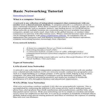 Basic Networking Tutorial Pdf 4473