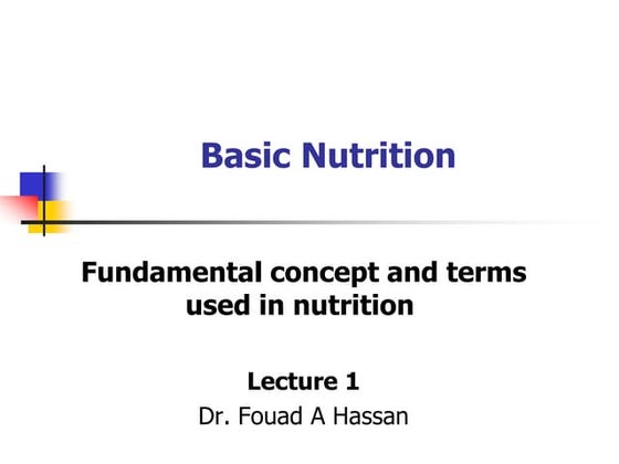 Basic Nutrition | PPT
