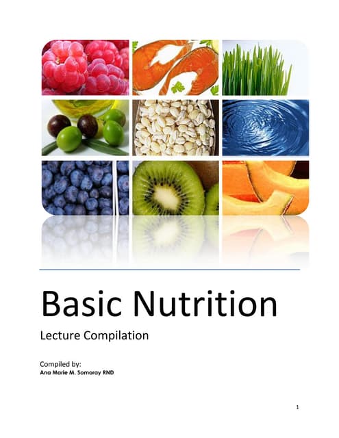 Basic Nutrition | PPT