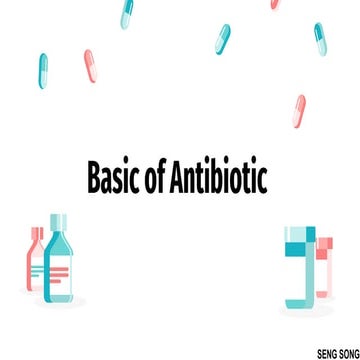 Basic of Antibiotic.pptx , review of antibiotics | PPTX