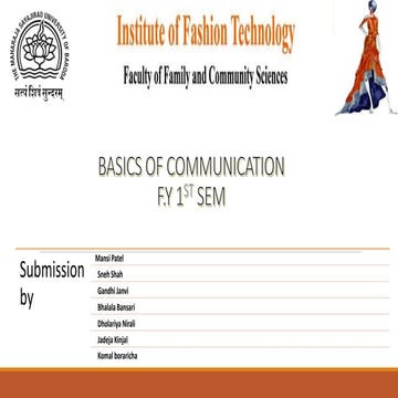 Basic of communication | PPT