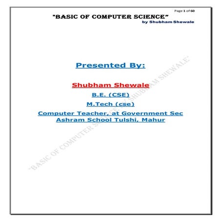 Basic of COMPUTER SCIENCE Presented by Shubham Shewale.pdf