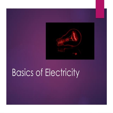 Basic of Electricity and circuit definition with its types | PPTX
