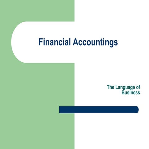 Basic of financial accountings | PPT