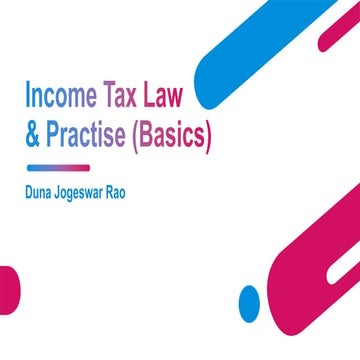 Basic of Income Tax.pptx