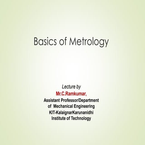TYPES OF MEASUREMENTS | PDF