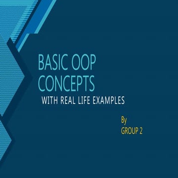 Basic Oop Concepts C Ppt