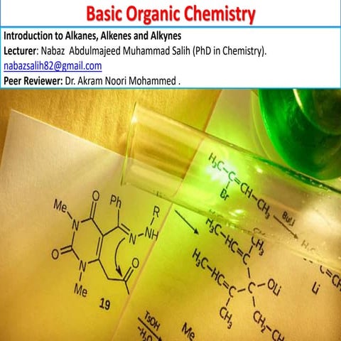 Basic Organic Chemistry, Dr. Nabaz Abdulmajeed | PDF