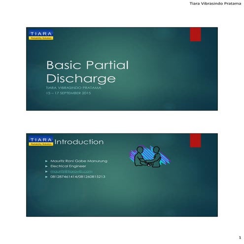 Basic Partial Discharge | PDF