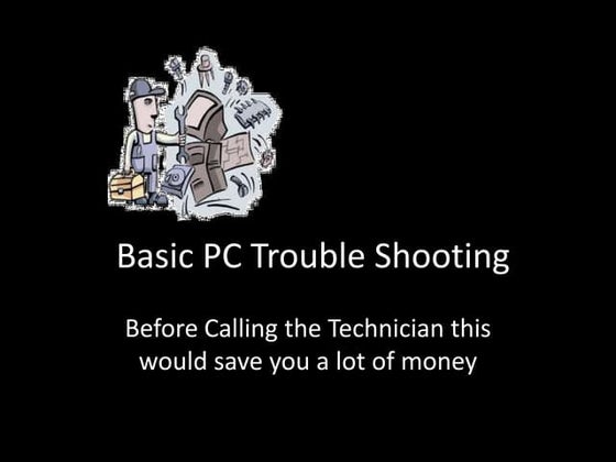 Computer Trouble Shooting Solutions | PPT