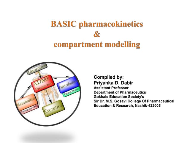 Pharmacokinetic models | PPTX