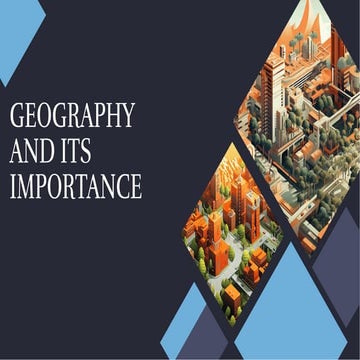 Geography importance and it’s differentt. | PDF
