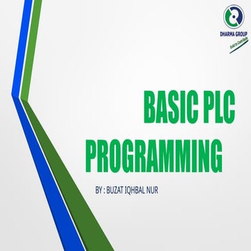 BASIC PLC PROGRAMMING WITH SIMULATION TRAINING | PPTX