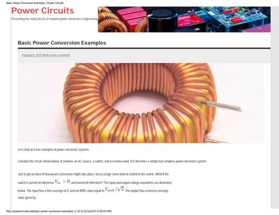 Simple Model of DC Power Supply(LTspice) | PPT