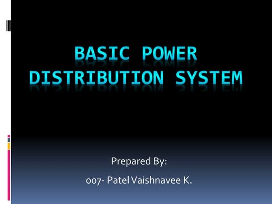 Electric power system | PPT