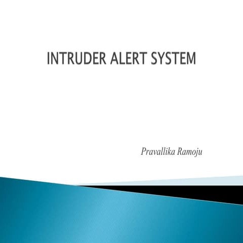 Enhanced Home Security Alert System | PPTX