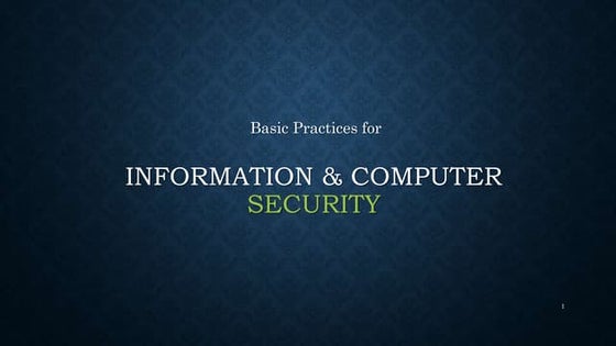 Grade 7 Chap 10 Cyber Threats and Security | PPT