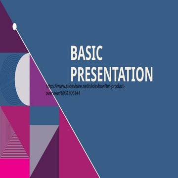 Basic presentation for starting presentation | PPTX