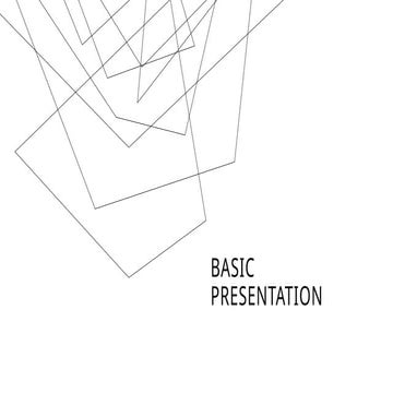 Basic Presentation template from microsoft office | PPTX