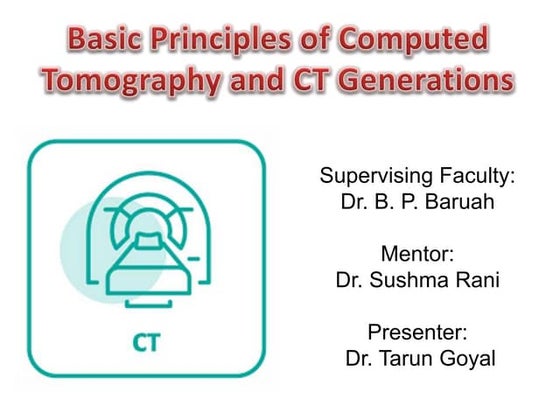 Components of CT Scan Machine | PPT