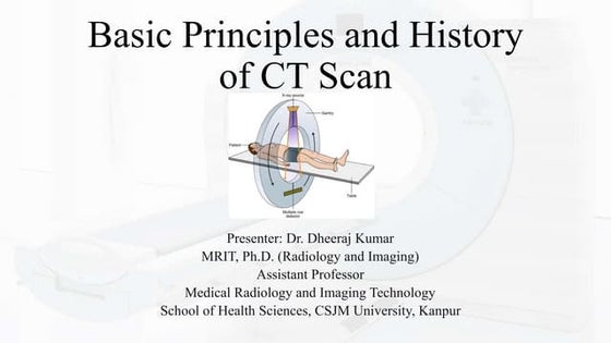 Generations of CT scanner | PPT