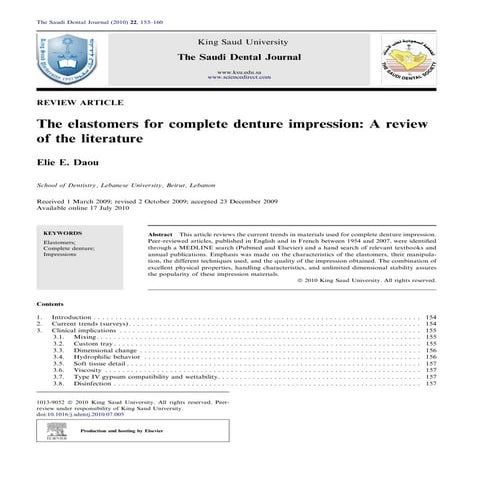 Basic principles in impression making | PDF