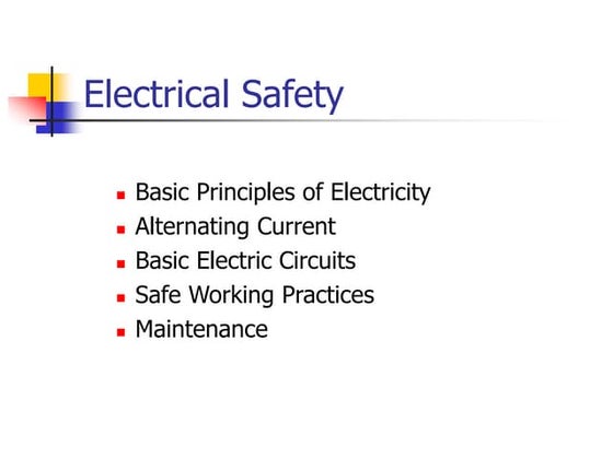 electrical-safety basics and introduction.ppt