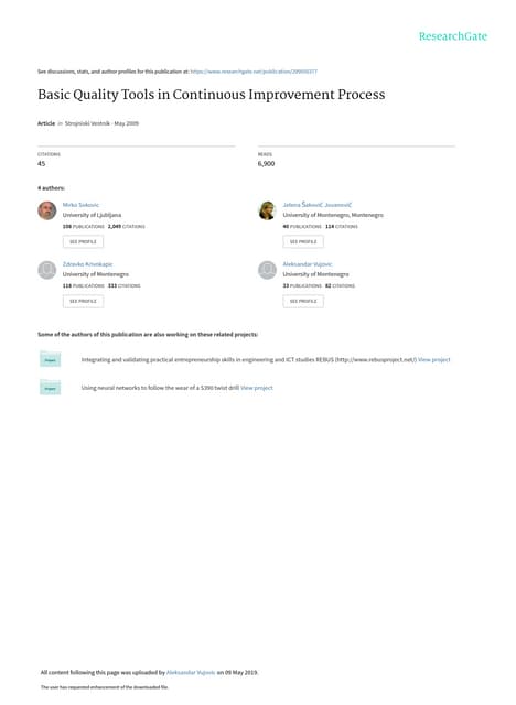 Mastering Quality Control The 7 QC Tools Certification.pdf | Business ...