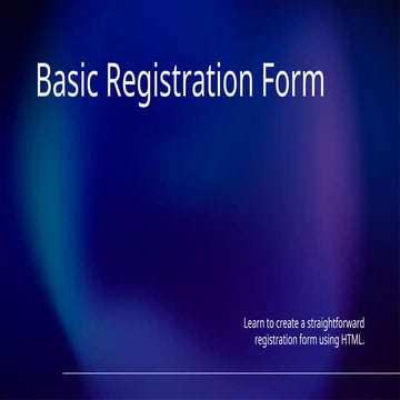 Basic Registration For me know what m.pptx