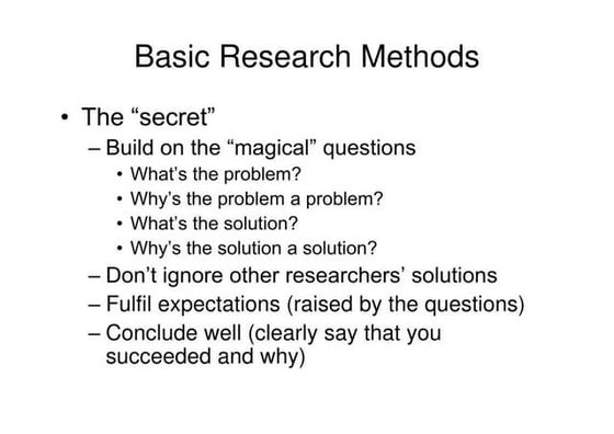 Writing Action Research Or Field Report | PPT