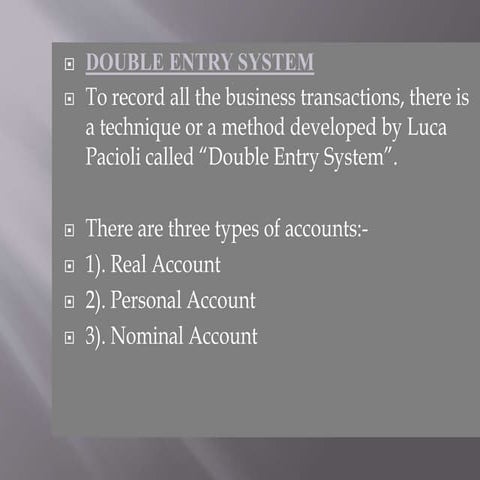 Basic rule accounting by prof g p dang DAV Pg College dehradun | PPTX
