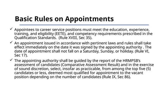 Key Points of 2025 ORAOHRA of the CSC from CSI | PPTX