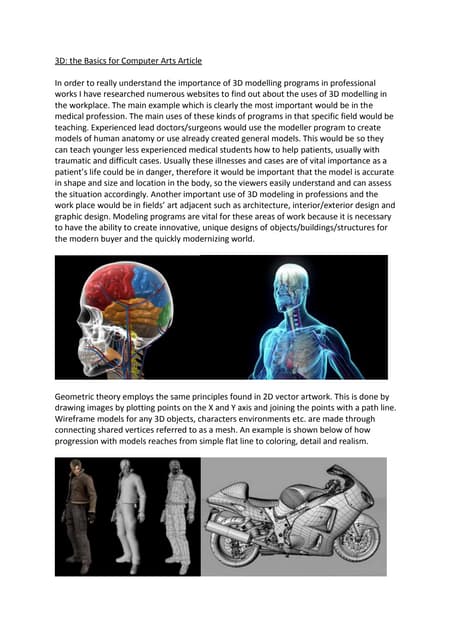 Know More About 3D Modeling | PPT