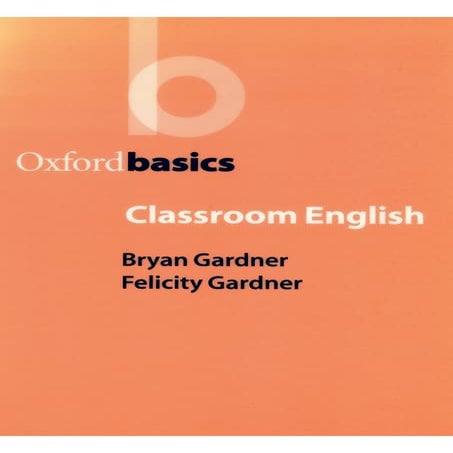 Basics classroom english | PDF
