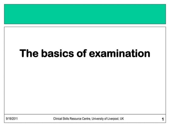 ENT Examination | PPT