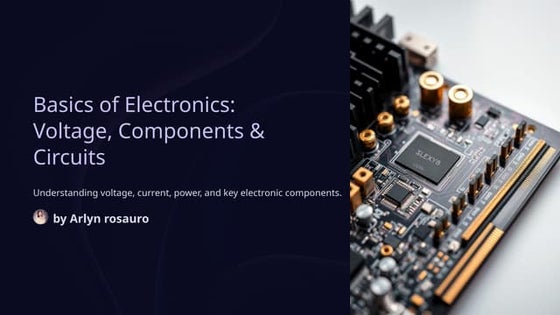 Electronic Components-PPT(Arduini Class).pptx